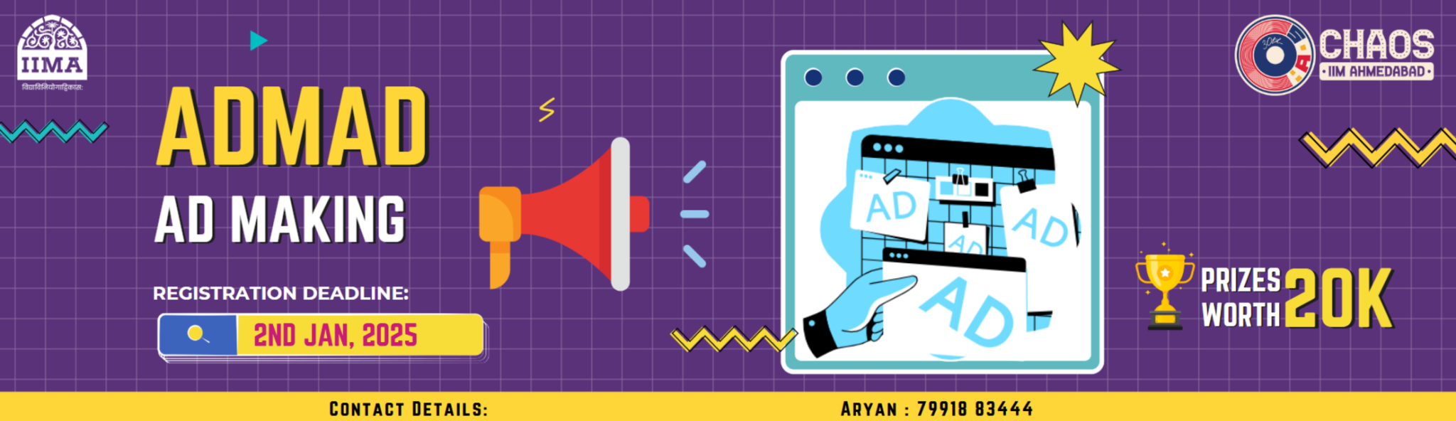 Ad-Mad (AD Making Competition) - CHAOS IIMA